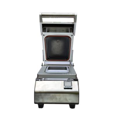 China Desktop Tray Sealing Machine 304 Stainless Steel 110V 220V Food Vacuum Sealer CE for sale