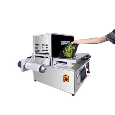 China Compact Table Top Tray Sealing Machine Vacuum MAP Packaging 280x200mm 1.1kW for sale