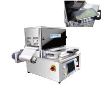 China Tabletop Vacuum Sealer Food Packaging Machine 280x200mm Tray Size 220V for sale