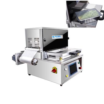 China Tabletop Vacuum Sealer Food Packaging Machine 280x200mm Tray Size 220V for sale