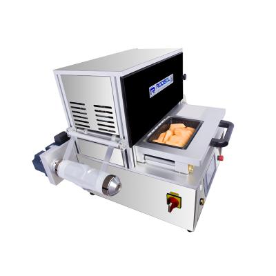 China Stainless Steel Tray Skin Vacuum Packing Machine Table Top Vacuum Sealer 320mm for sale