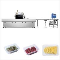 China 304 Stainless Steel Vacuum Pack Sealer Tray Sealing Machine Horizontal Type for sale