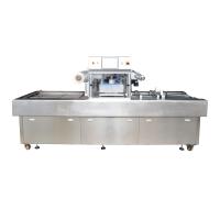 China Horizontal Map Tray Sealer Ready Meal Vacuum Machine For Food Packaging for sale