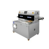 China Fruit Vegetable Modified Atmosphere Packing Machine Stainless Steel 220V 50Hz 650-800 Boxes per Hour for sale