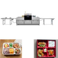 China MAP System Ready Meal Packaging Machine Tray Sealer 260mm Film Diameter for sale