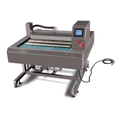 China Stainless Steel Vacuum Packing Machine Food Packaging Sealer Adjustable Worktable for sale