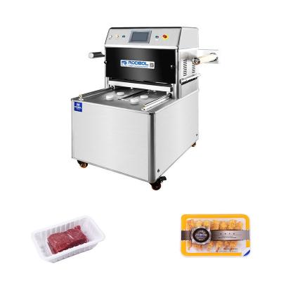 China Cashew Nut MAP Packaging Machine 380V 3.5kW Tray Size 399x295mm for sale