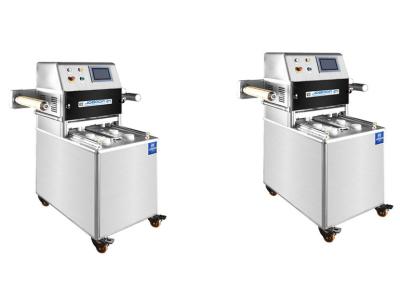 China Modified Atmosphere Vacuum Packing Machine Floor Standing 380V 50Hz Max Tray L399xW295xH85mm for sale