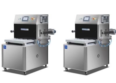 China Semi-Automatic Seafood Modified Atmosphere Packaging Machine 220V 600-800 pcs/h for sale