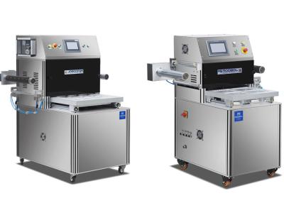 China Automatic Tray Type MAP Vacuum Sealer Chamber Machine 600-800 pcs/h 220V for sale