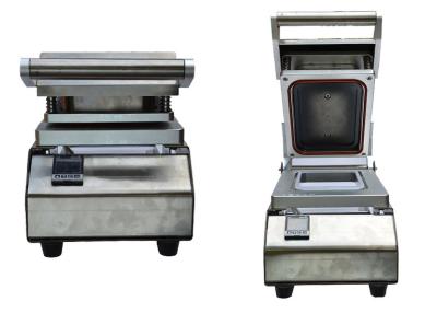 China 304 Stainless Steel Tray Sealing Machine 110V 220V Food Vacuum Packer 590x255x290mm for sale