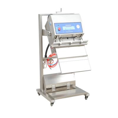 China Commercial Vertical Vacuum Packing Machine 1.8KW 600mm Seal for Food Industry Meat Sealer for sale