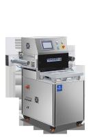 China Semi-Automatic MAP Tray Sealing Machine 450mm Film Width 0.6-0.8MPa for Cooked Food for sale