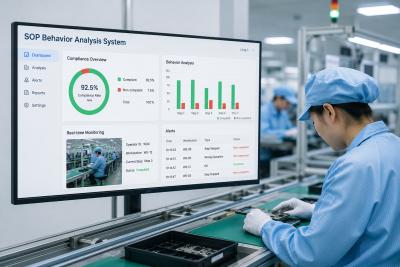 China AI Vision Monitoring System with Real-time SOP Compliance Verification and Digital Traceability for Wire Harness Terminal Insertion for sale