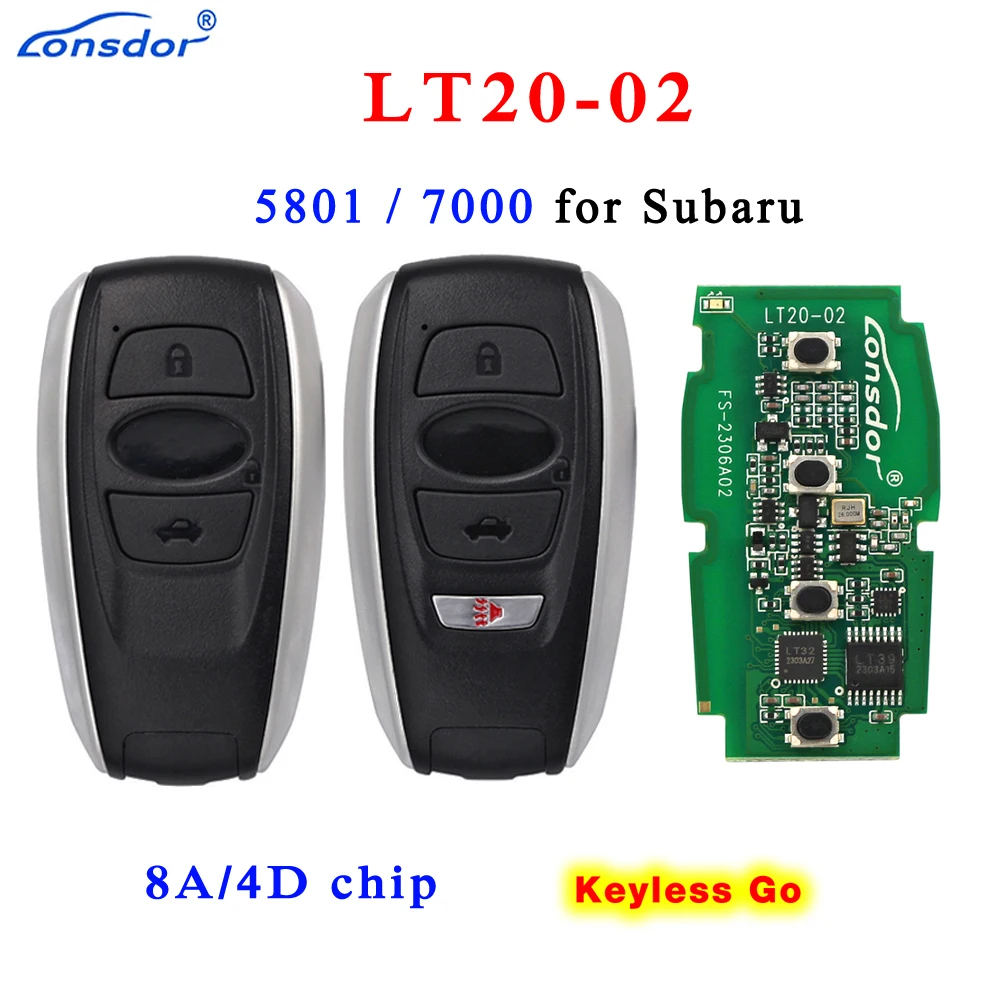 Lonsdor LT20-02 Smart Key PCB for Subaru STI WRX Legacy Outback Forester Ascent Crosstrek Impreza for K518ISE K518S KH100+ - AliExpress