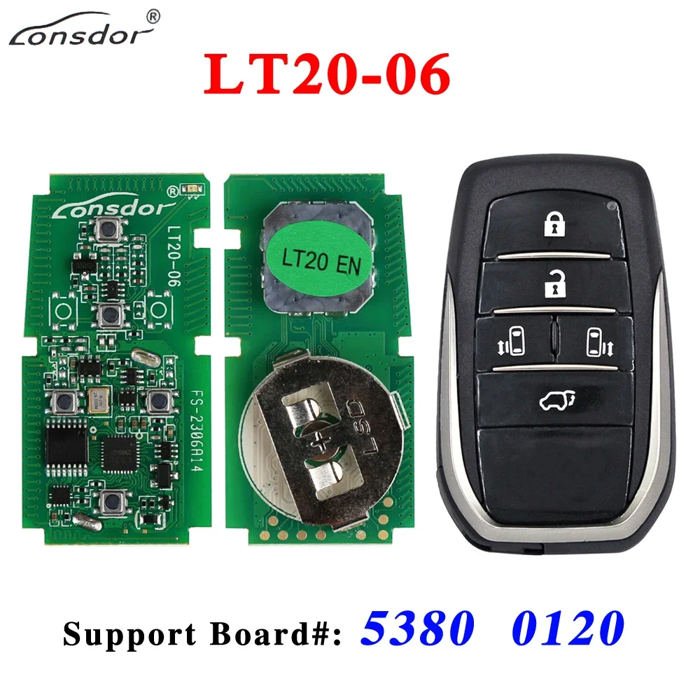 Lonsdor LT20-06 8A+4D Smart Key for Toyota Previa Alphard Vellfire for K518ISE K518S KH100+ - AliExpress