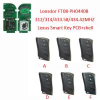 China Switchable Smart Key For Lonsdor FT08-PH0440B 312/314/433.58/434.42MHZ Lexus Frequency for sale