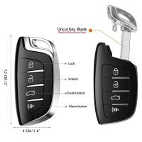 China HN Key For Xhorse Colorful Crystal Style Smart Remote Key 4 Buttons XSCS00EN for sale