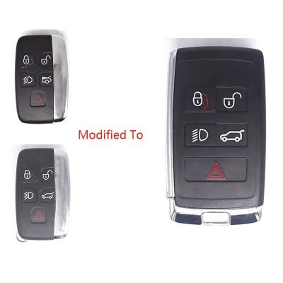 China Modified 5 Button Car Key Shell For Land Rover Jaguar for sale