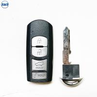 China Mazda 8 Remote Modified Car Key with 4 Buttons FCCID SKE11B-01 434MHz for sale