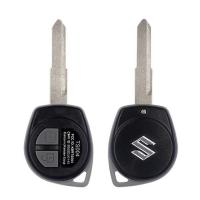 China For Suzuki Car Key Case 2buttons Remote Fob Cover Replacement Shell With Uncut Key Blade for sale