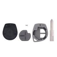 China For Suzuki Car Key Case 2buttons Remote Fob Cover Replacement Shell With Uncut Key Blade for sale