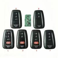 China For KEYDIY, VVDI, Lonsdor, Toyota 8A Series 2B 3B 4B Smart Key Fob Shell With Emergency Insert Key Blade for sale