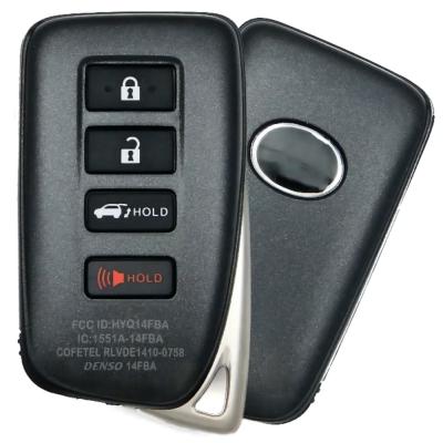 China HN005353 2015-2019 Lexus 4-Button Smart Key PN 89904-78470 HYQ14FBA AG BOARD 2110 NX300 NX300H NX200T LX570 HYQ14FBA for sale