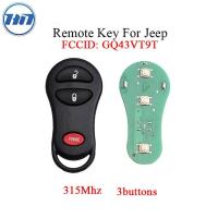 China Remote Car Keys FCCID GQ43VT9T Fit For Jeep Grand Cherokee 1998-2004 for sale