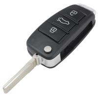 China 434MHz 3 Buttons Car Remote Flip Key For Audi A6 S6 Q7 P/N: 4F0837220M / 4F0837220T for sale