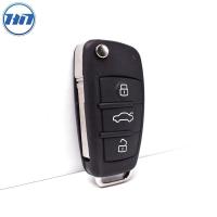 China 434MHz 8E Chip Remote Flip Replacement Audi Car Key Q7 A6 Europe Fccid 4F0837220M for sale