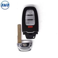 China 3+1 Buttons Smart Key For Audi Plastic metal Material FCCID IYZFBSB802 for sale