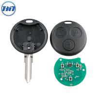 China 433MHz 3-Button Car Key Fob for Mercedes-Benz Smart Fortwo 1998-2006 for sale