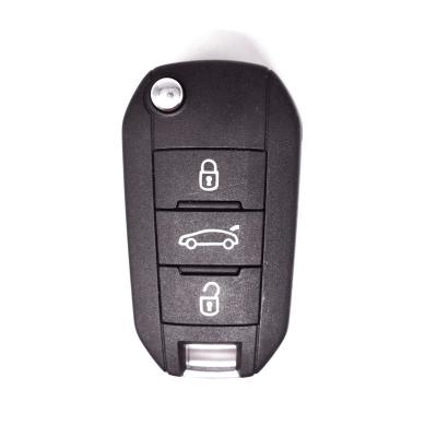 China Remote Car Smart Key Fob 3 Buttons 433MHz 46 Transponder Chip For Citroen for sale