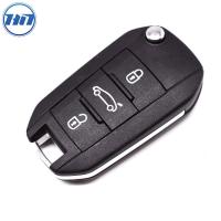 China Remote Car Smart Key Fob 3 Buttons 433MHz 46 Transponder Chip For Citroen for sale