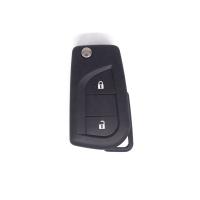 China Original Flip Remote Car Key With 2 Button 433MHz 8A Chip Car Key Replacement for sale