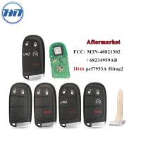 China Aftermarket Fob 2 3 4 5 Button 433MHz ID46 Chip For Chrysler Dodge Jeep FCCID M3N-40821302 for sale