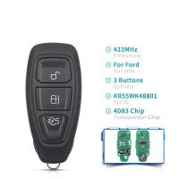 China HN013426 3 Button 433Mhz 4D63 80Bit KR55WK48801 Smart Car Remote Keyless Key For Ford for sale