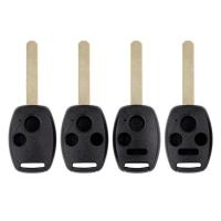 China 2 3 4 Buttons Car Key For Honda Remote Fob Cover Replacement Shell With Uncut Key Blade for sale