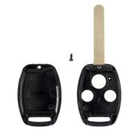 China 2 3 4 Buttons Car Key For Honda Remote Fob Cover Replacement Shell With Uncut Key Blade for sale