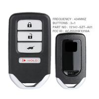 China HN007253 4 Button Smart Remote Car Key 434MHZ FCC ID ACJ932HK1310A / 72147-SZT-A01 for sale