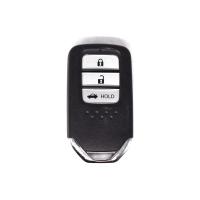 China Blank Auto Remote Car Key Case 3 Buttons With Blue Logo for sale