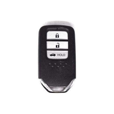China Blank Auto Remote Car Key Case 3 Buttons With Blue Logo for sale