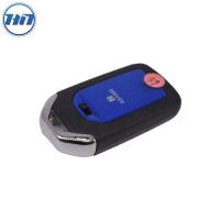 China Blank Auto Remote Car Key Case 3 Buttons With Blue Logo for sale