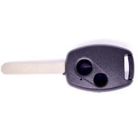 China Black Plastic + Metal Original Size Car Key Fob Remote Shell Case Replacement for Honda for sale