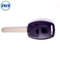 China Black Plastic + Metal Original Size Car Key Fob Remote Shell Case Replacement for Honda for sale