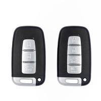 China Smart Key For Hyundai Kia Car Key Case 2 Buttons Remote Fob Cover Replacement Shell With Uncut Key Blade for sale