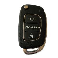 China HN008323 2 Button Flip Remote Key For Hyundai Porter 433mhz Fccid for sale