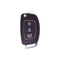 China Original 3 Button Flip Car Key Fob with 433MHz Frequency for Hyundai for sale