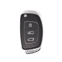 China Original 3 Button Flip Car Key Fob with 433MHz Frequency for Hyundai EU-95100(TP) for sale